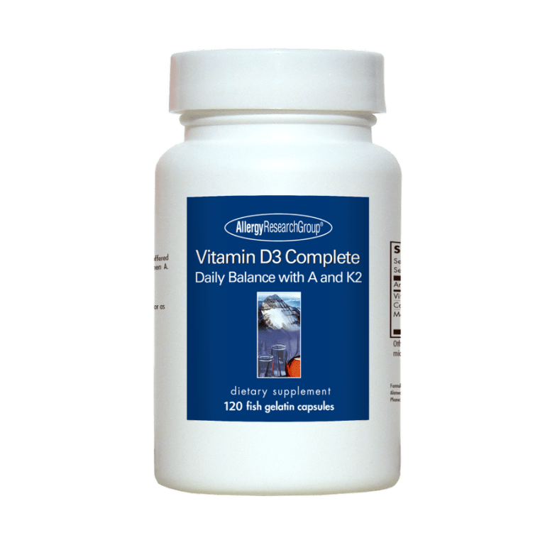 Vitamin D3 Complete Fish Gelatin Capsules 120caps by Allergy Research Group