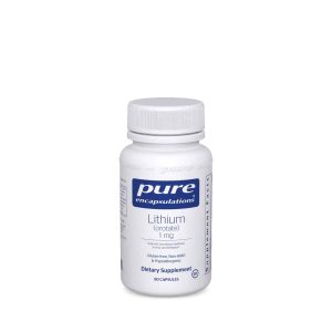 Lithium (Orotate) 1mg 90c by Pure Encapsulations